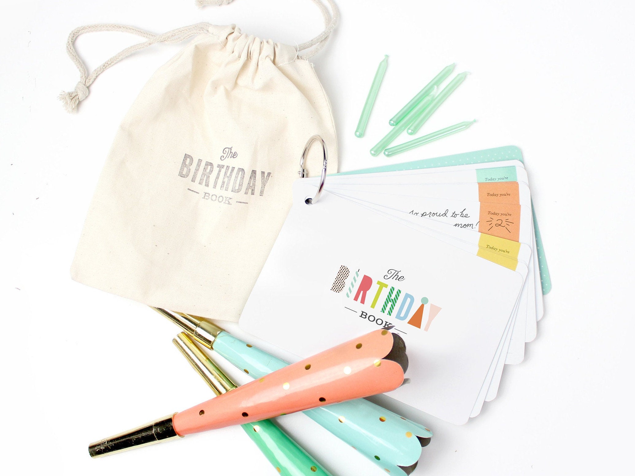The Birthday Book // Yearly Birthday Journal | Etsy
