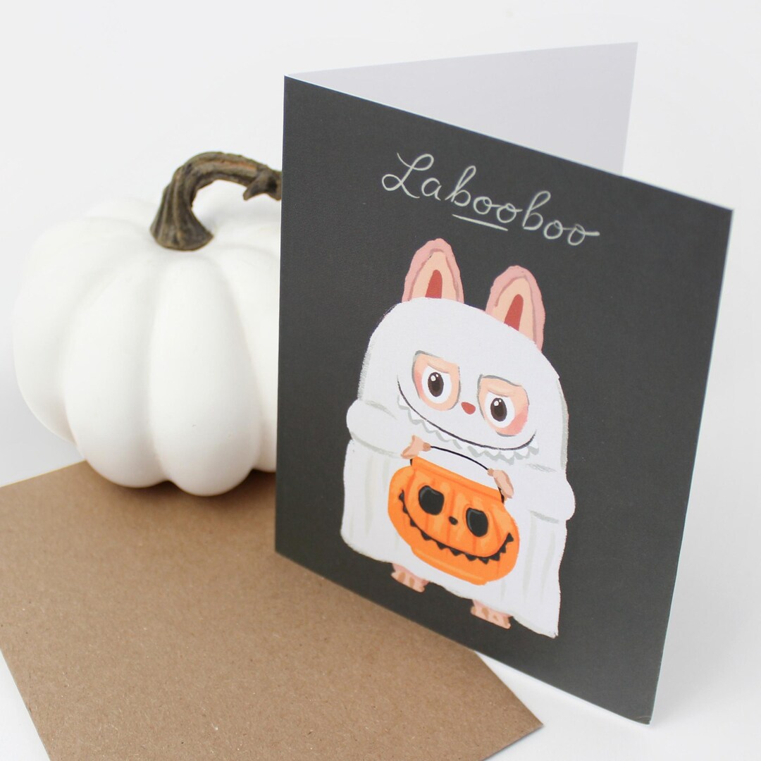 Greeting Card // Labooboo Monster Halloween Card - Etsy