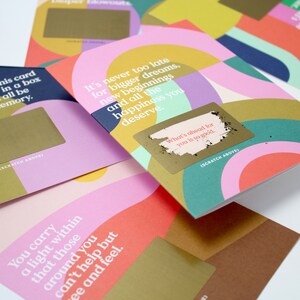 Scratch-off Card in a Box Encouragement Card - Etsy