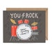 Scratch-off Birthday Card // Happy Birthday, You Rock, Drum Kit, Boy ...