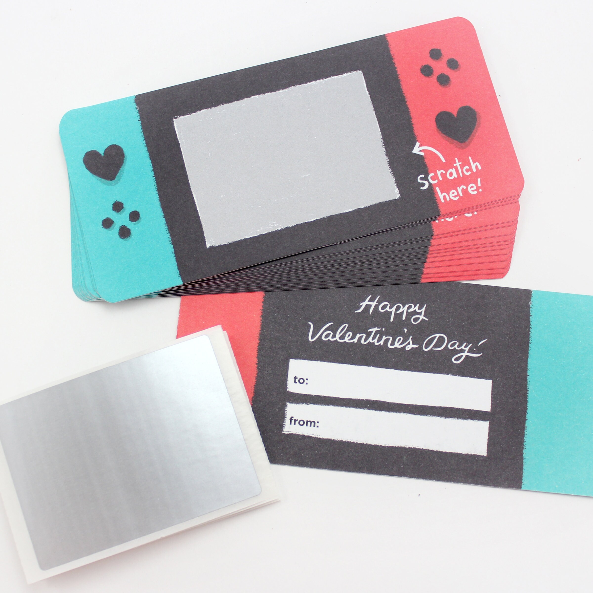 Scratch-off Valentines // DIY Game-on Valentines, Cool Valentines, Love ...