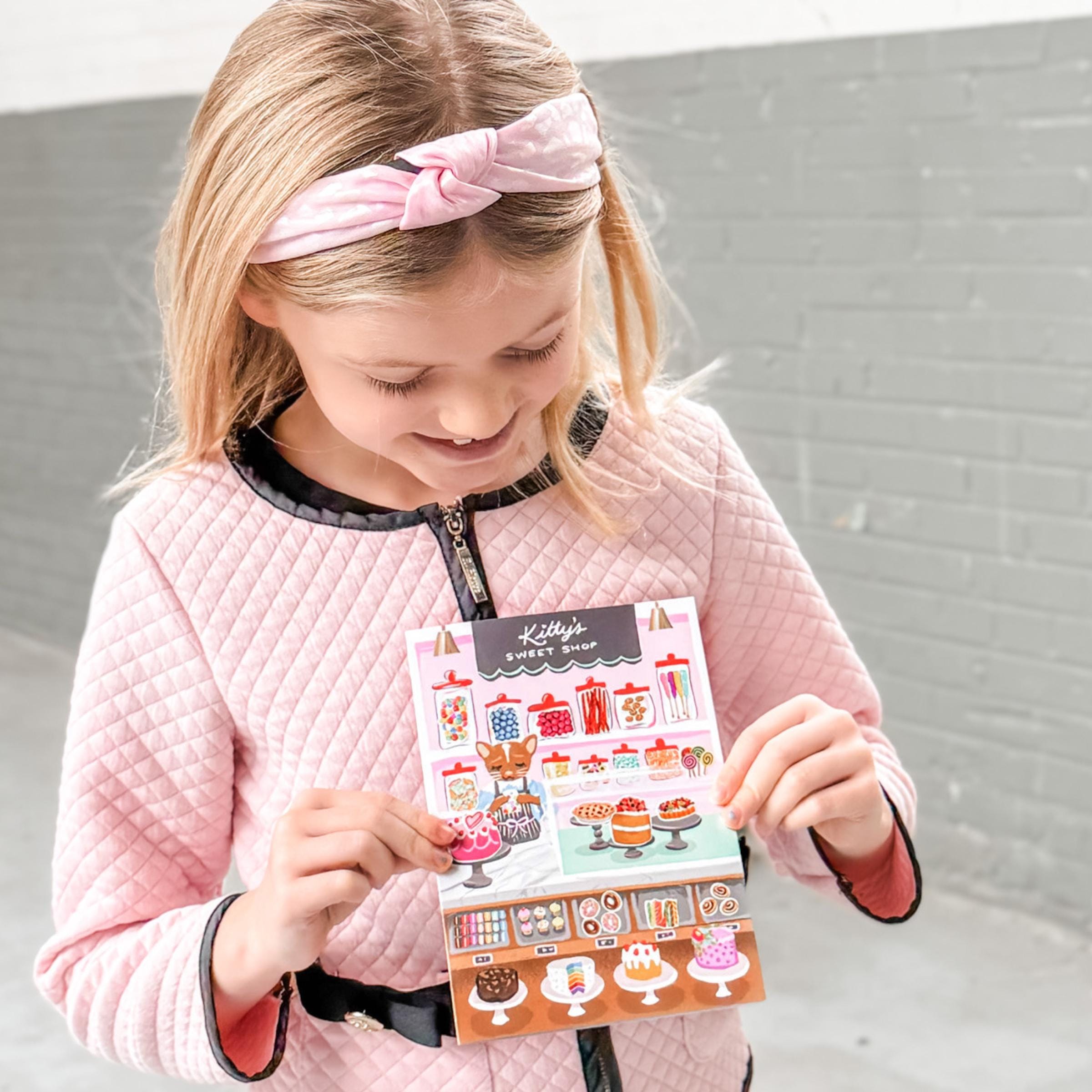 Sticker Scene Card - Sweet Shop - Etsy