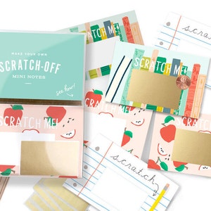 Teacher Scratch-off Mini Notes // Teacher Gift, Back to School ...