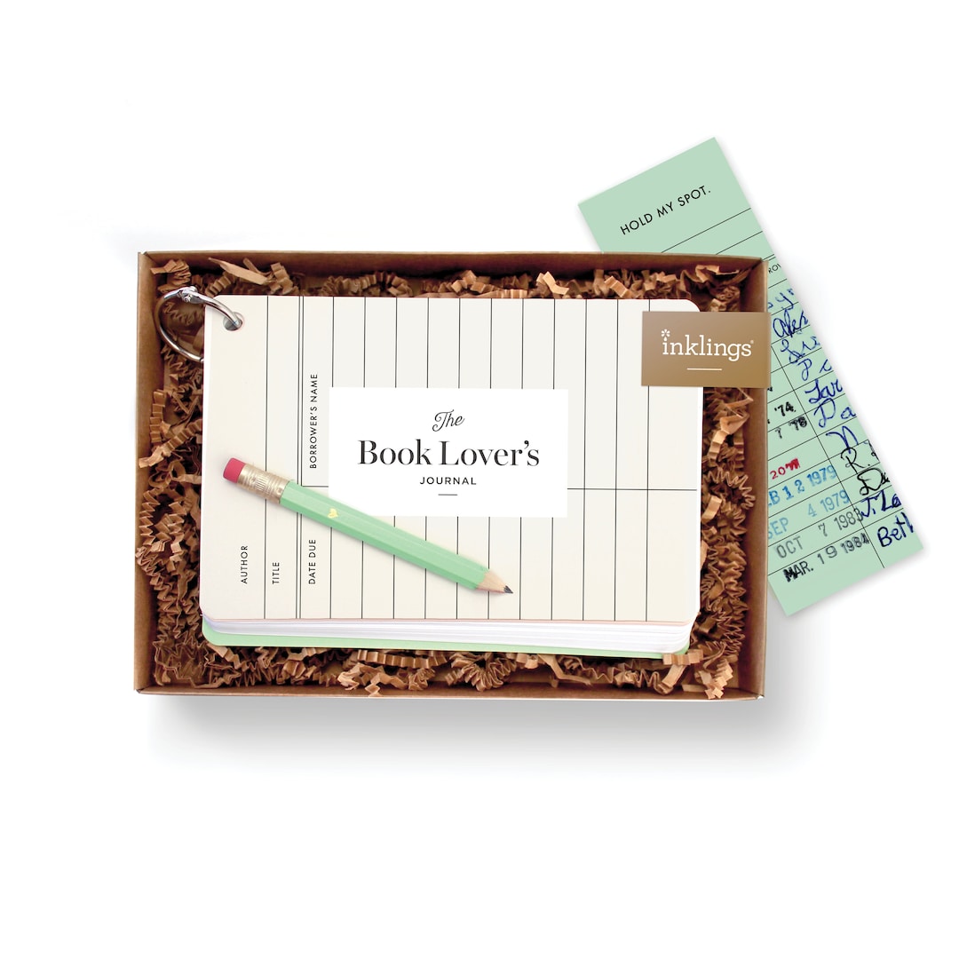 Book Lover's Journal With Borrowed Book Log, Bibliophile Gift - Etsy