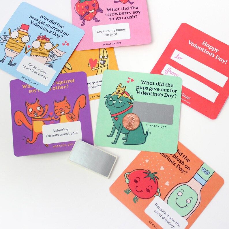Scratch-off Joke Valentines // MAKE YOUR OWN Scratch-off Valentines ...