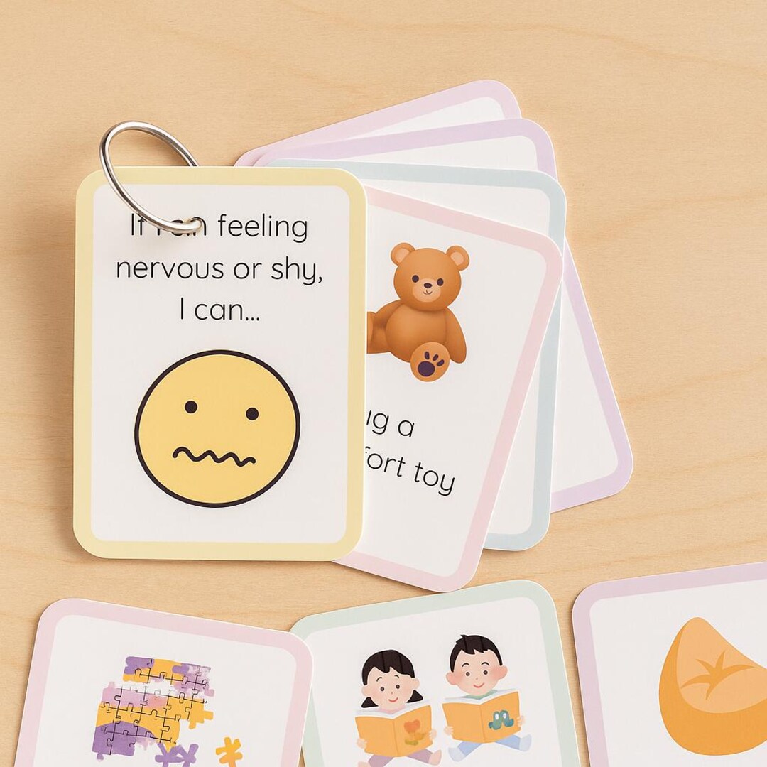 Kids Calming Coping Cards, Calming Techniques, Calming Strategies ...