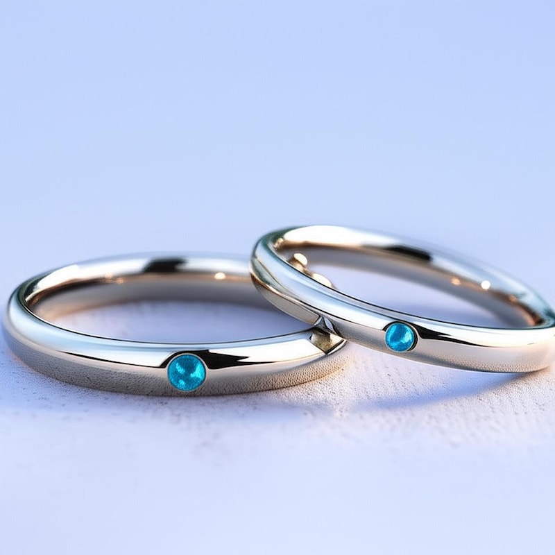 Anime Inspired Couples Rings - Etsy