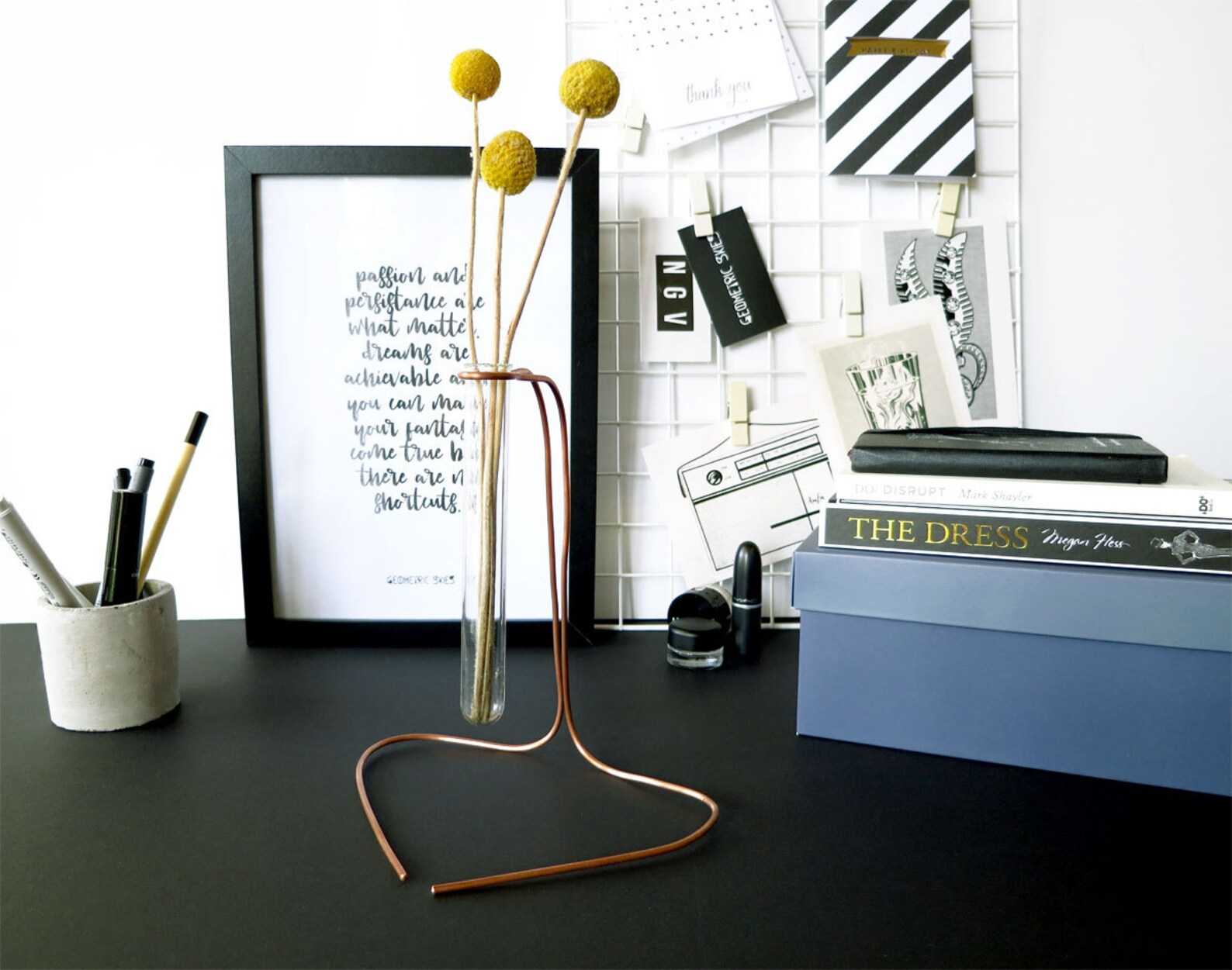 Cubicle gift bud vase entryway vase desktop gift her gift | Etsy