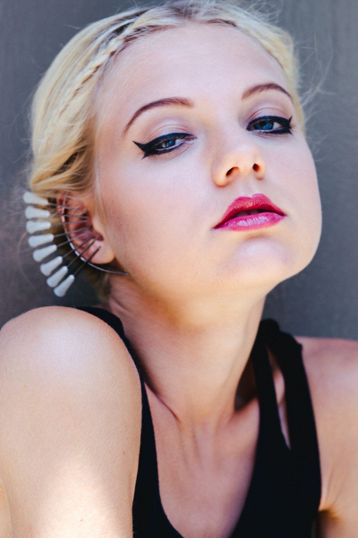 Curved Ear Cuffs, Curved Ear Climber, Curved Ear Crawler, Ear Crawler ...