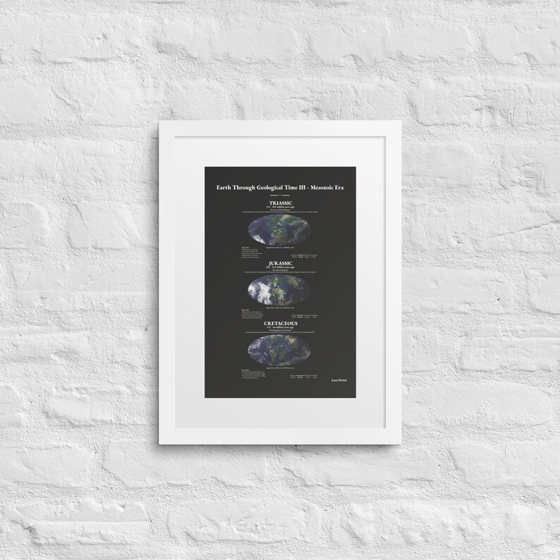 Geological Time Poster III – Earth History Map Set – Paleogeographic ...