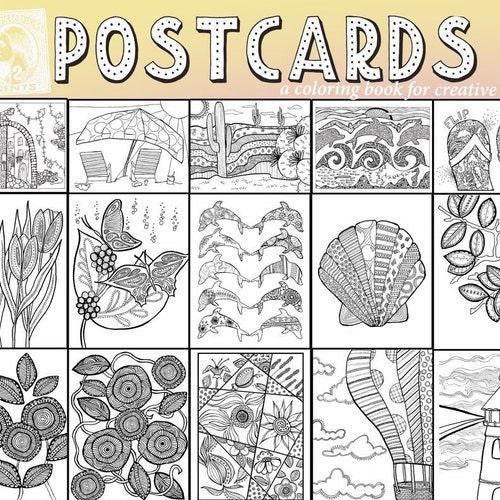 Printable Alphabet Coloring Pages - Etsy