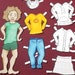 Printable Paper Dolls | Girl Dress up Dolls for Four Seasons | Paper ...