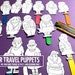 Farm Animal Stick Puppets Coloring Pages and Preschool Craft Old ...