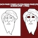 9 PURIM Mask Templates and Coloring Pages - Purim Story Characters ...