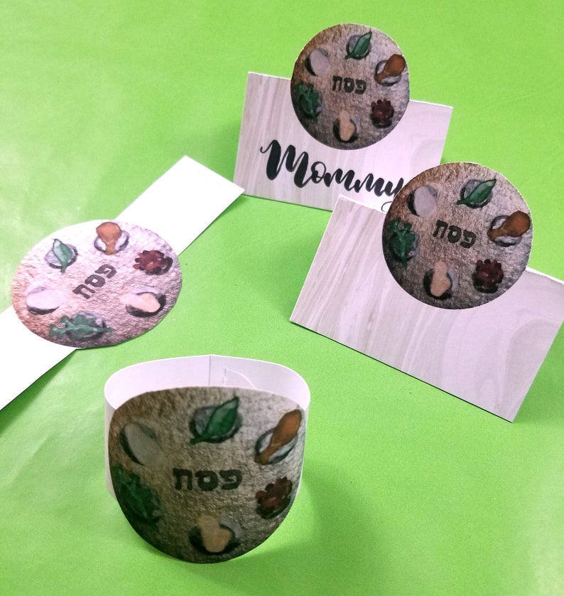 Passover Table Decorations Instant Download PDF Printable - Etsy