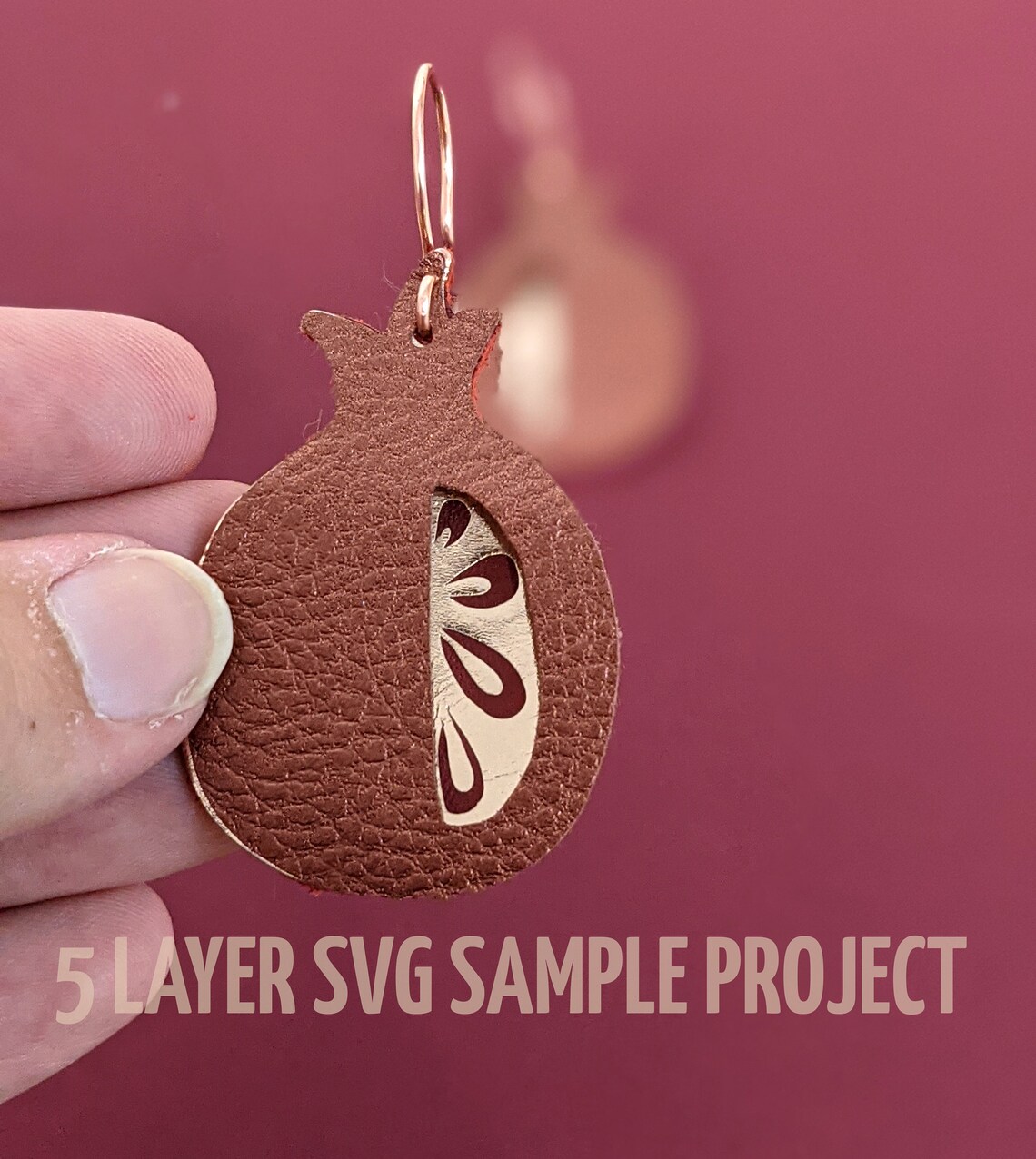 Pomegranate Layered SVG Jewish Cut File for Use With Cutting - Etsy