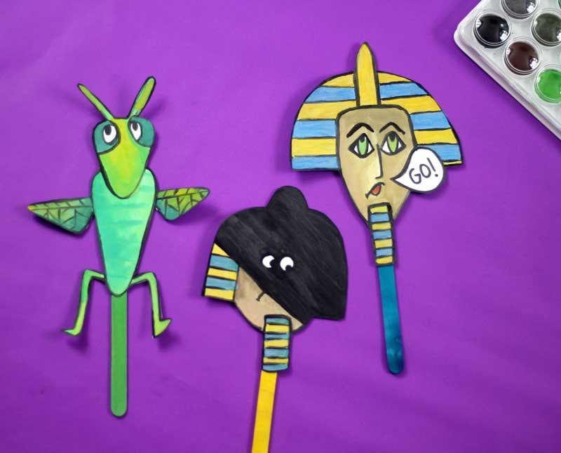 Passover Puppets PUPPETS Full Color Duo Printable Pesach - Etsy