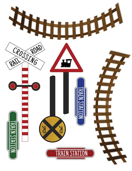 Travel Activity for Toddlers Train Printable Train Tracks Magnetic ...