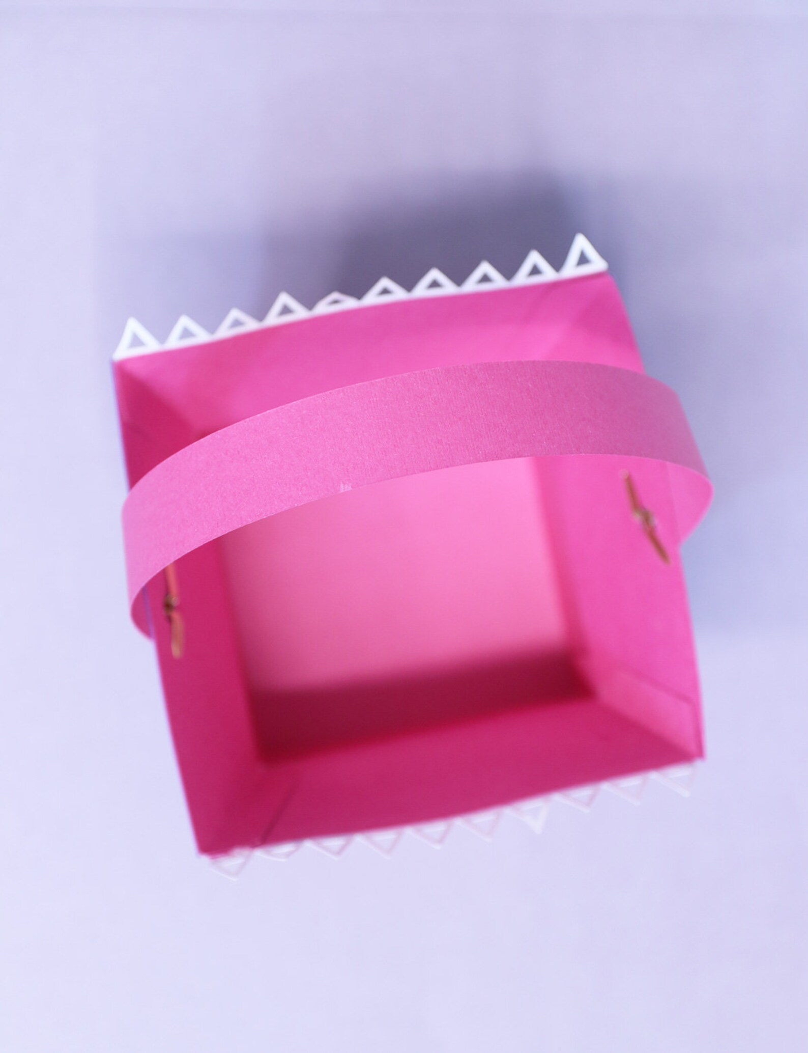 Paper Basket Template - 3D Slanted Paper Basket Svgs With Decorative ...