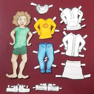 Printable Paper Dolls | Boy & Girl Dress up Dolls for Four Seasons ...