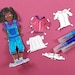 Printable Paper Dolls Spring Girl Spring Paper Craft Template and ...