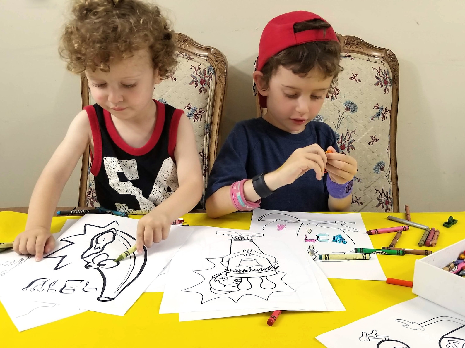 8 Jewish High Holidays Coloring Pages for Kids Printable PDF Colouring ...