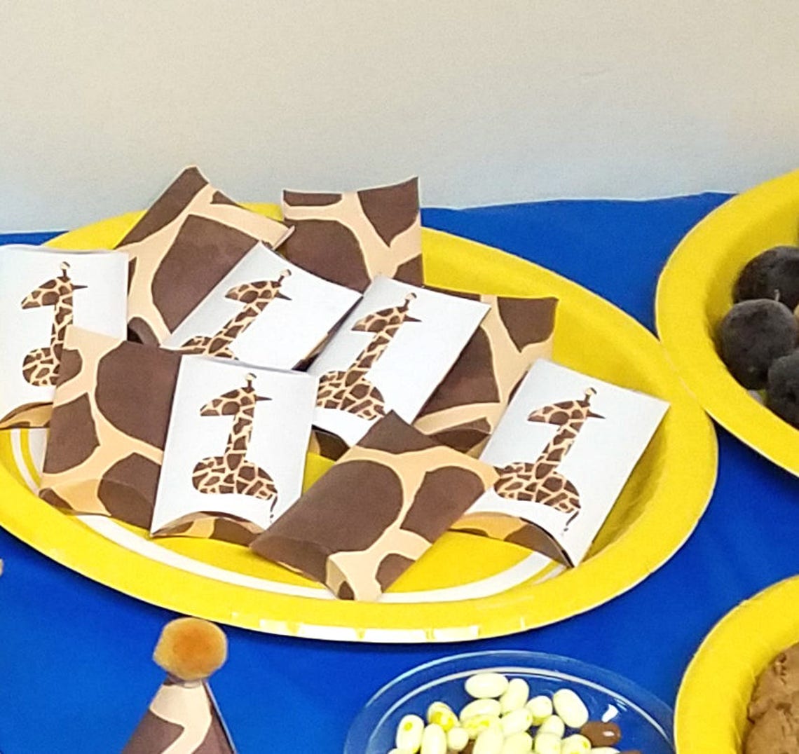 Giraffe Birthday Party Theme Pack Printable First Birthday - Etsy