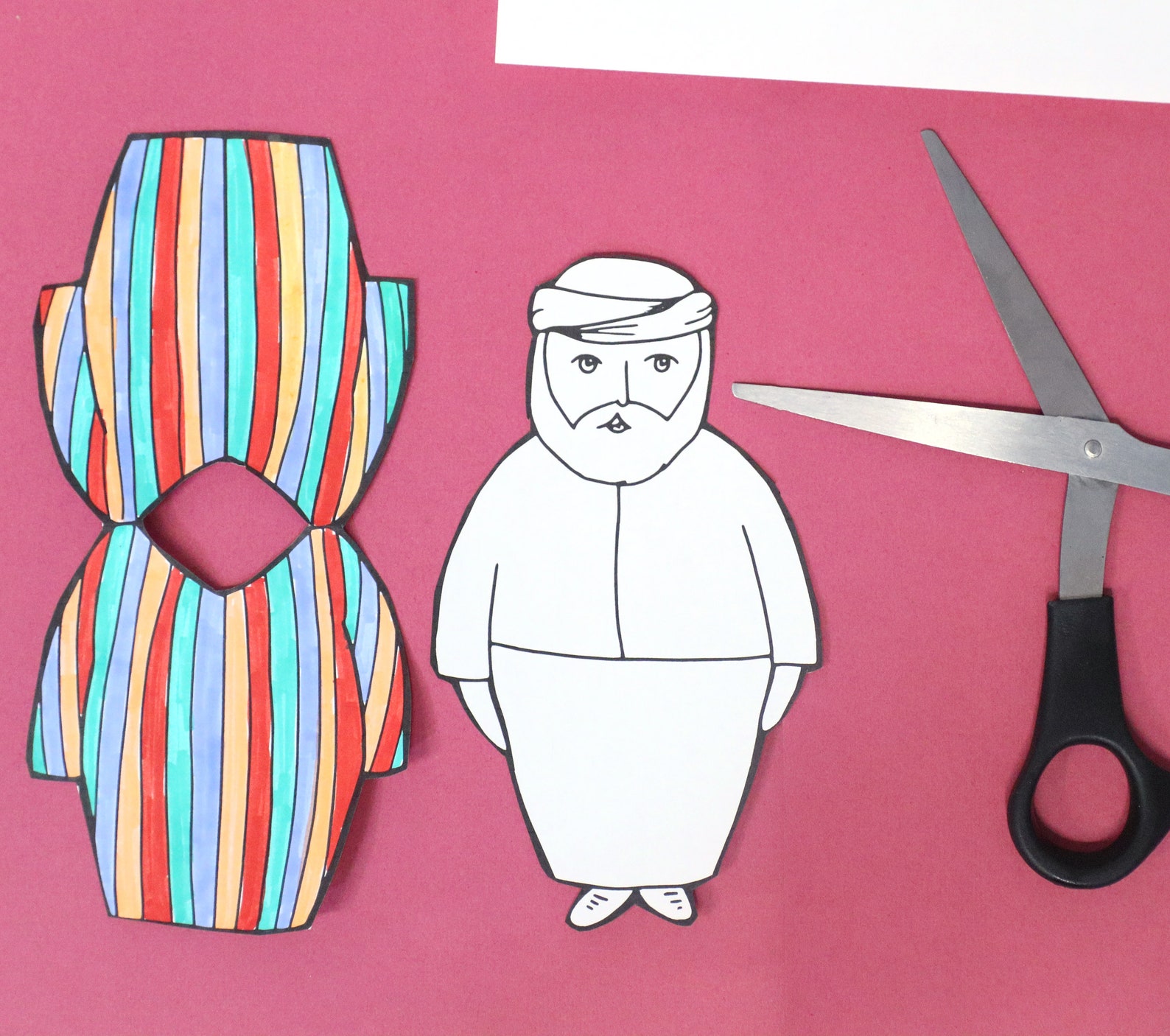 Joseph's Dreams Craft Printable Coloring Pages and Paper Crafts Parsha ...