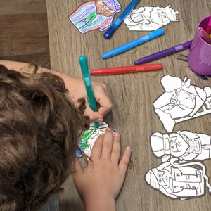 Sukkot Crafts Coloring Pages Bundle | LULAV and Etrog Set Plus Ushpizin ...