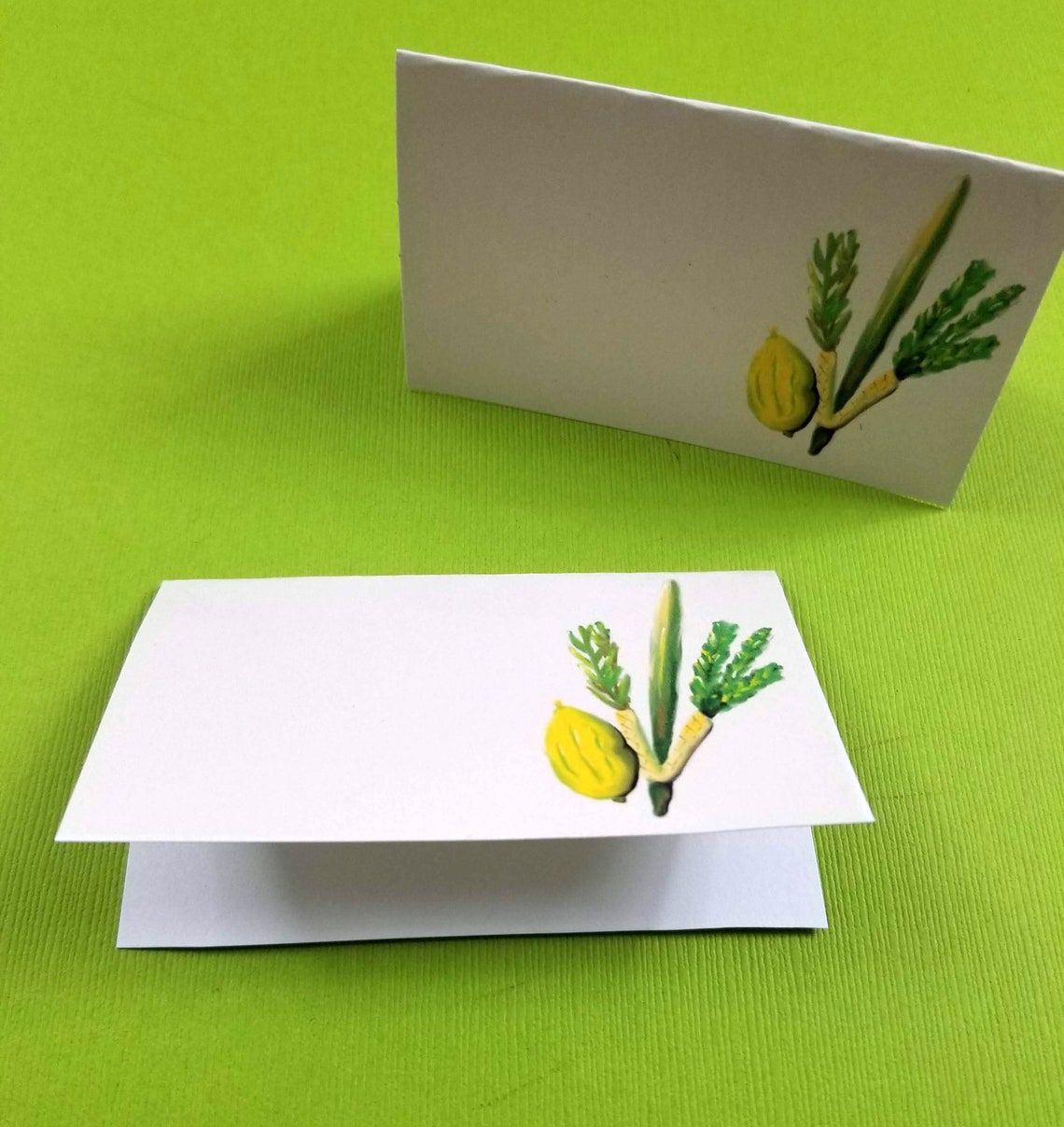 Sukkot Place Cards Instant Download PDF - Printable Sukkos Table ...