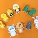 10 Pets & Friends Animal Finger Puppets FULL COLOR Printable Paper Toys ...