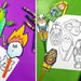 Passover Puppets PUPPETS Coloring Pages Duo - Printable Pesach ...