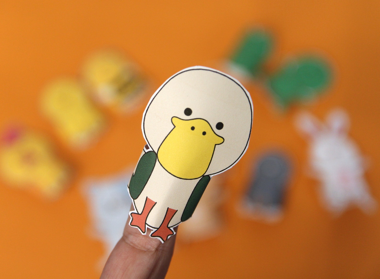 10 Pets & Friends Animal Finger Puppets FULL COLOR Printable - Etsy