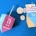 Paper Dreidels Hanukkah Party Favors | Printable Chanukah Treat Box ...