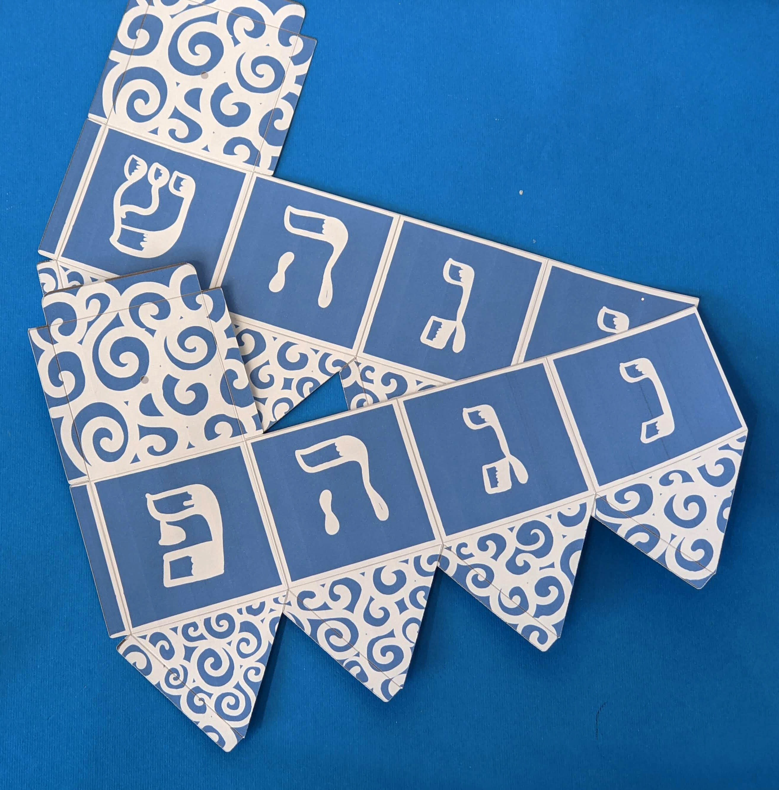 Hanukkah Favors | Printable Paper Dreidel Favor Boxes Templates for ...