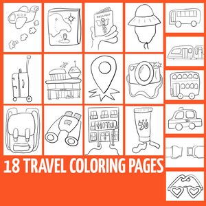 Travel Activities Bundle for Toddlers and Preschool - 18 Do A Dot and ...
