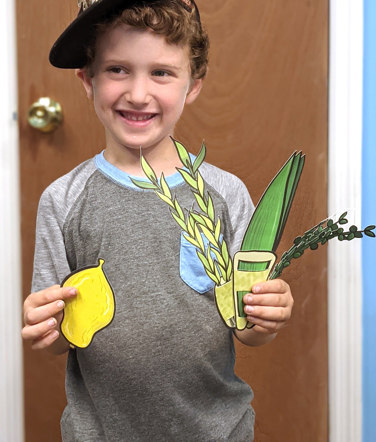 Sukkot Craft and Printable Toy LULAV and Etrog Set for Kids - Etsy