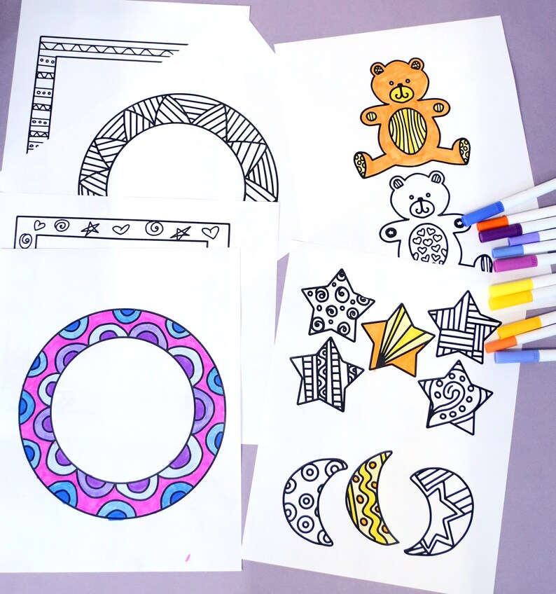 Hamalach Poster Coloring Page | Collage Maker | Hebrew Kids Prayer and ...