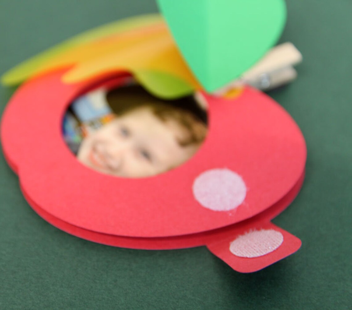 Apple Card Template SVG for Cricut and PDF for Hand Cutting - Etsy