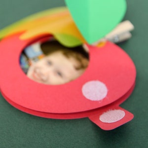 Apple Card Template | SVG for Cricut and PDF for Hand Cutting | Rosh ...