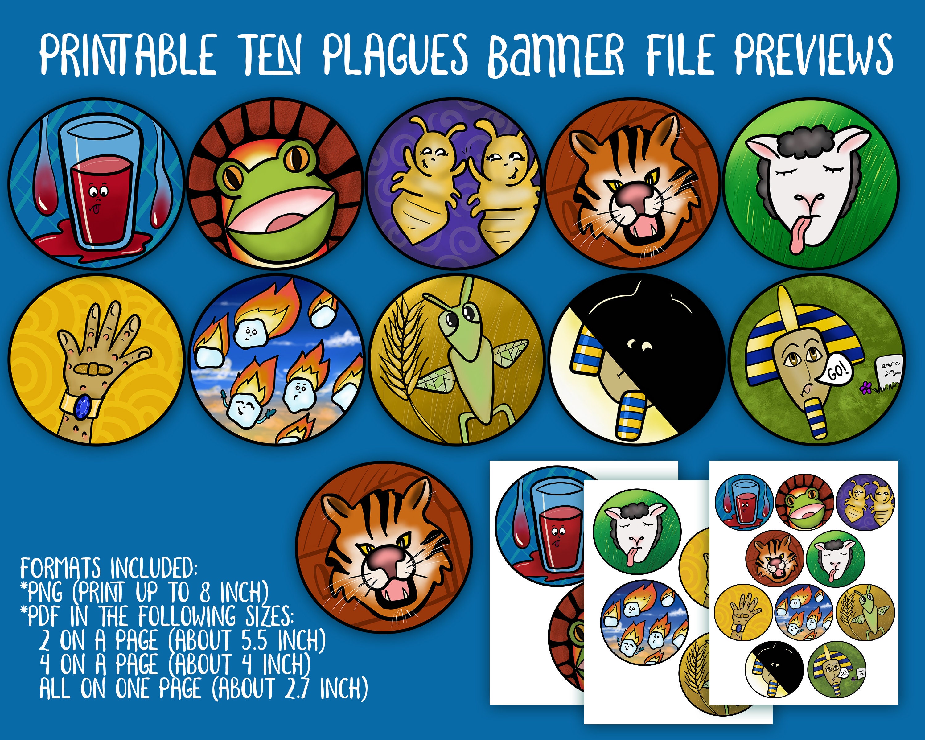Ten Plagues Clipart