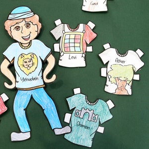 Twelve Tribes of Israel Bible Craft | Parsha Craft for Parshat ...