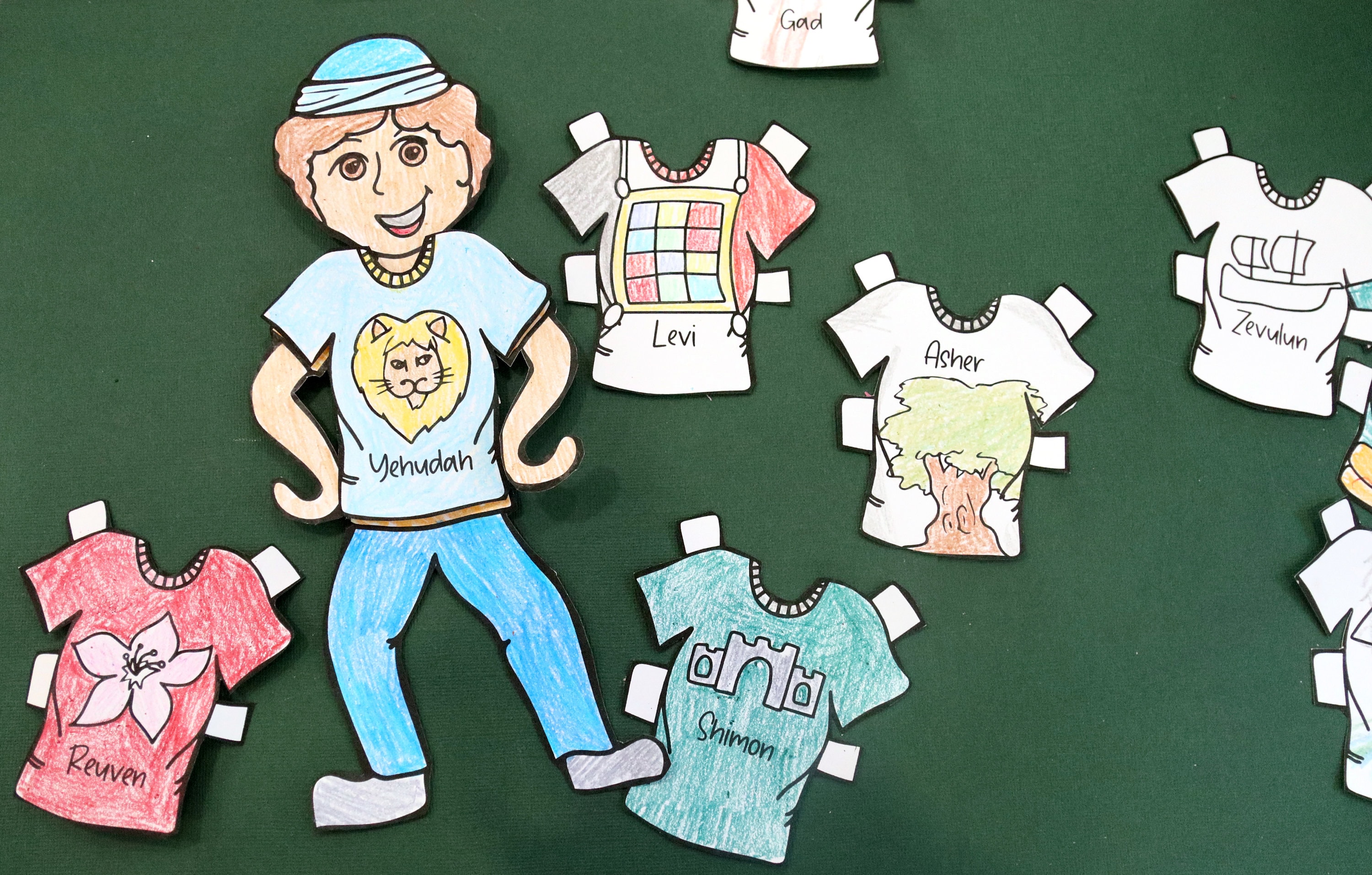 Twelve Tribes of Israel Bible Craft | Parsha Craft for Parshat ...