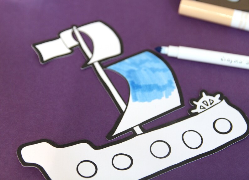 Jonah and the Whale Puppet Craft Coloring Page Version Yom Kippur ...