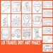 Travel Activities Bundle for Toddlers and Preschool 18 Do A Dot and 18 ...