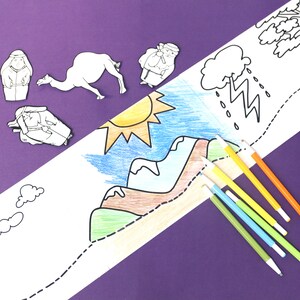 Lech Lecha Parsha Craft | Abram's Journey From Haran to Canaan ...