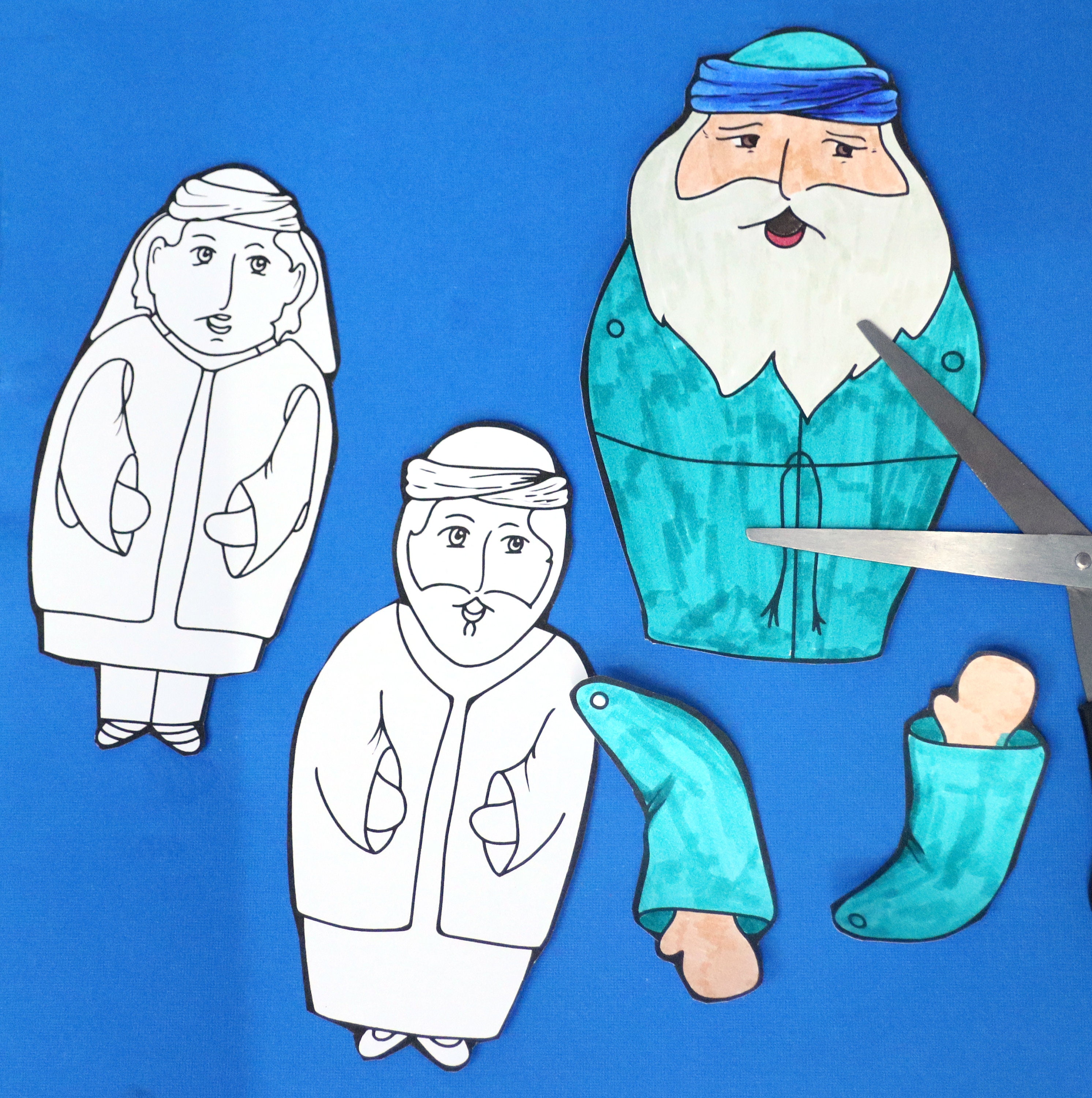 Jacob's Blessings for Ephraim & Manasseh Craft | Printable Paper ...