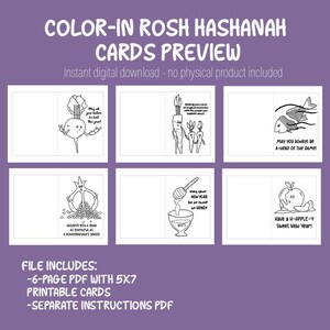 Rosh Hashanah Card Craft And& Coloring Pages for Kids | Shanah Tovah ...