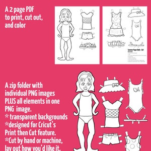 Printable Paper Dolls | Girl Dress up Dolls for Four Seasons | Paper ...