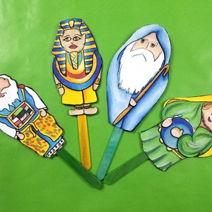 Passover Puppets PUPPETS - Fun Printable Pesach Puppets Coloring Pages ...